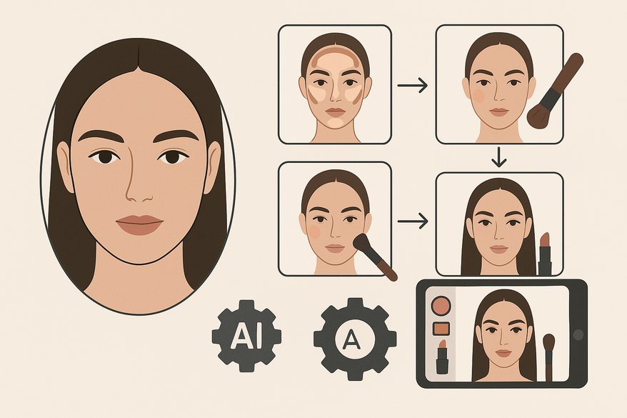 Oval Face Makeup Guide: Step-by-Step Tips + AI Makeup Generator Tools
