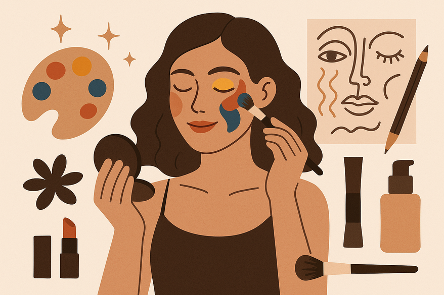 Makeup Art Therapy: Transform Your Beauty Routine into an Expressive ...