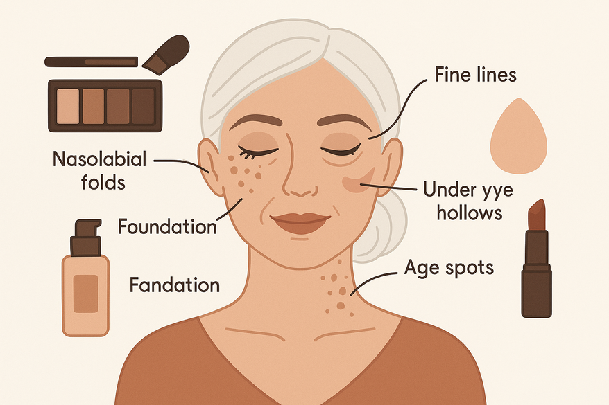 The Ultimate Guide to Makeup for Mature Skin: Addressing Fine Lines ...